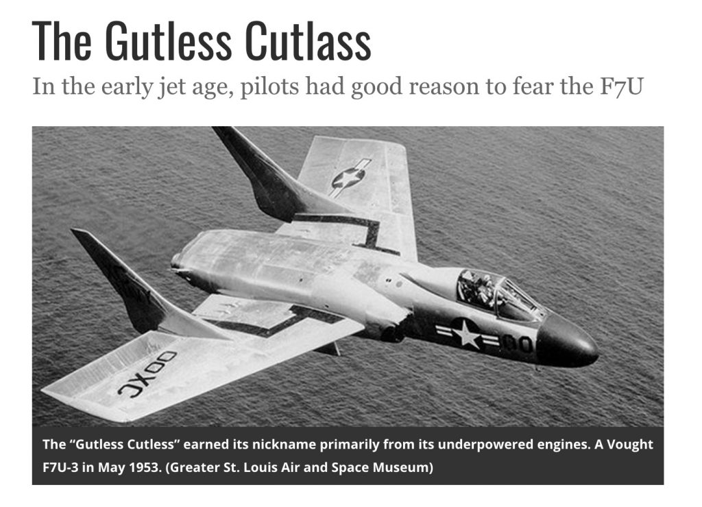 Le “Gutless Cutlass” sous-motorisé – LF5422.com