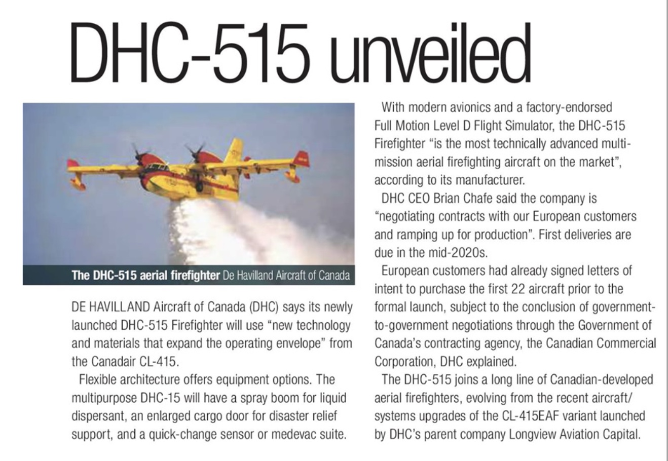 Un nouveau « Canadair » Firefighter – LF5422.com