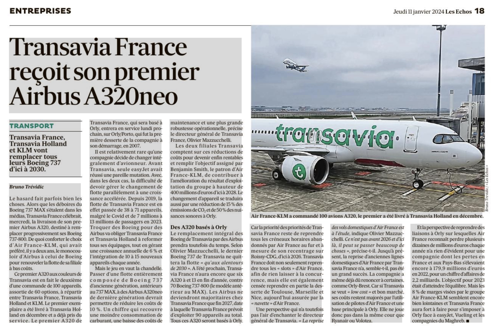 Transavia: base Orly et passage au A320 – LF5422.com