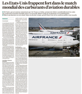 La production du SAF – LF5422.com